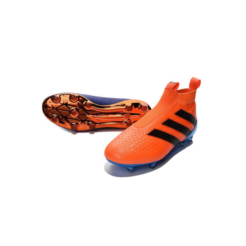 adidas ACE 16+ Pure Control FG Top Football Boots Blue Orange Black