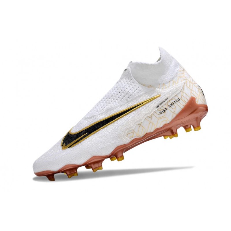 Nike Phantom GX Elite DF FG Link White Gold
