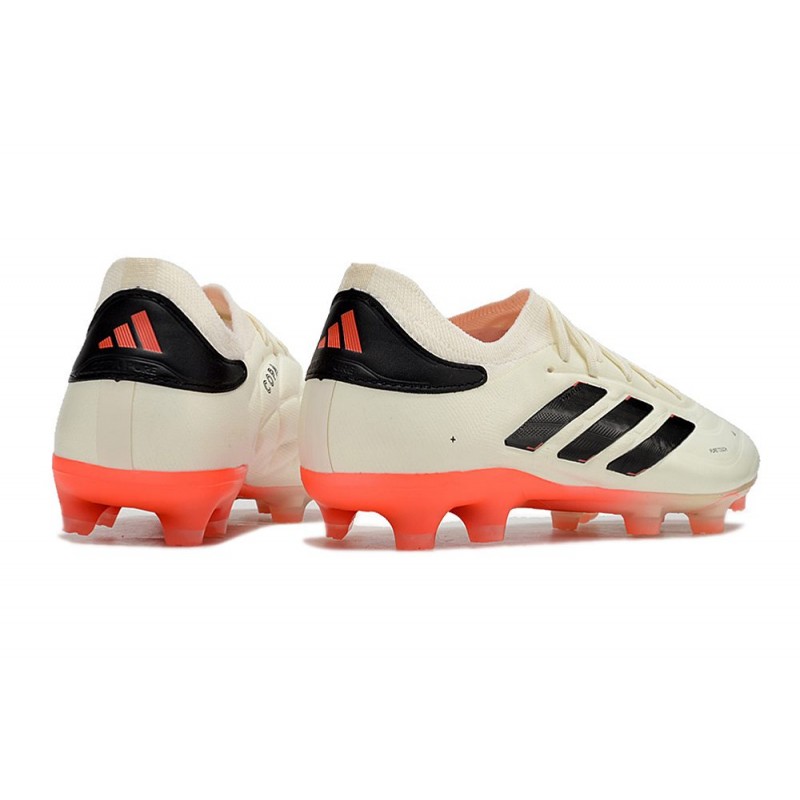 Adidas Copa Pure 2 Elite + FG KT Solar Energy - Ivory Core Black Solar Red