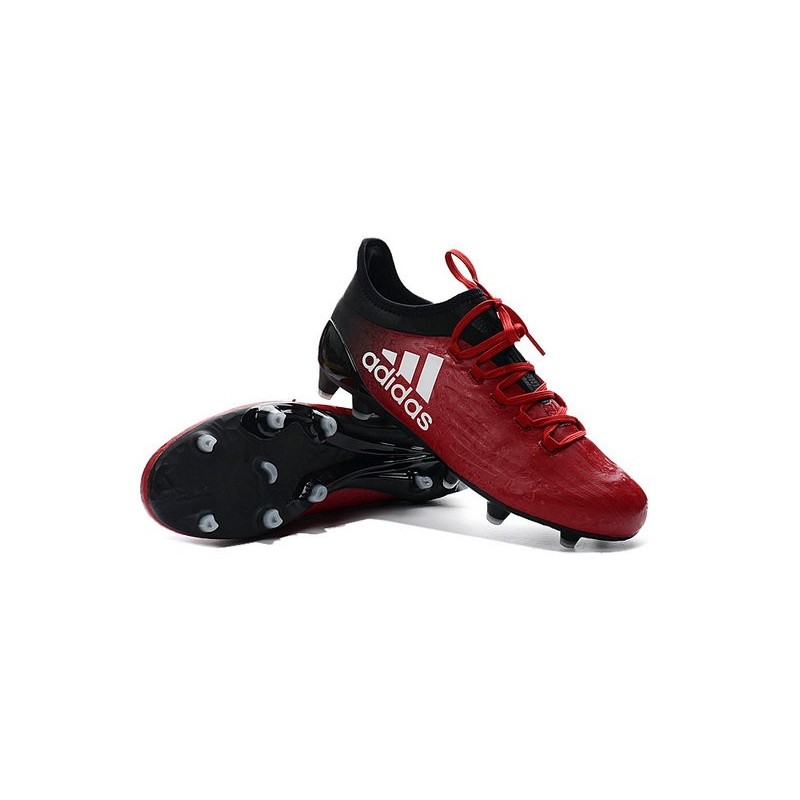 New 2016 adidas X 16.1 FG Firm Ground Soccer Boots Red Black White
