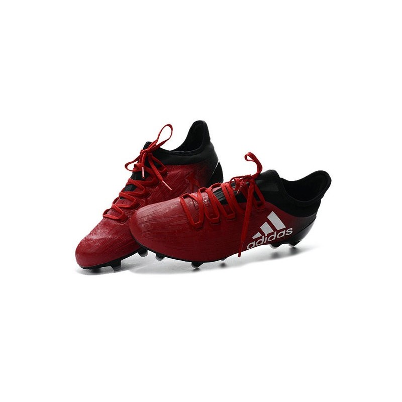 New 2016 adidas X 16.1 FG Firm Ground Soccer Boots Red Black White