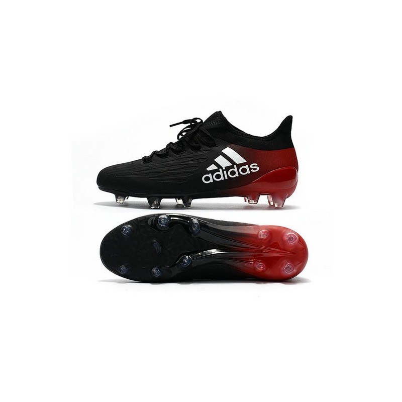 New 2016 adidas X 16.1 FG Firm Ground Soccer Boots Black Red White