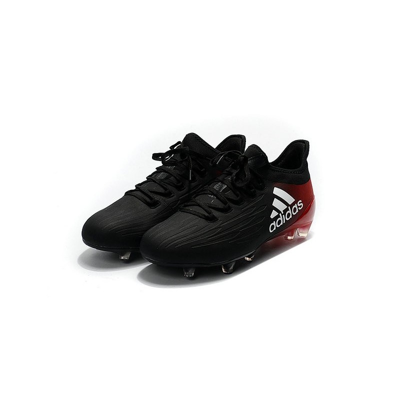 New 2016 adidas X 16.1 FG Firm Ground Soccer Boots Black Red White